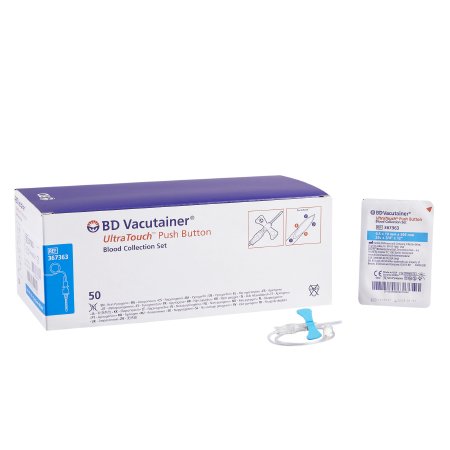 BD Vacutainer® UltraTouch™ Push Button Blood Collection Set 25 Gauge 3 ...