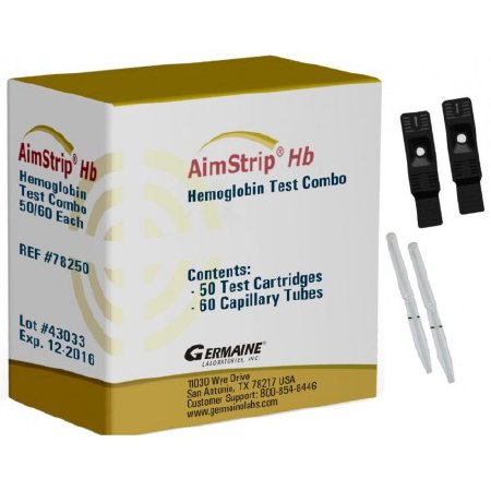 Hematology Test Kit AimStrip® Hemoglobin 50 Tests CLIA Waived – ER ...