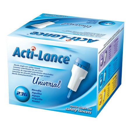 Safety Lancet Acti-Lance® Universal 23 Gauge Self Destructive Mechanis ...