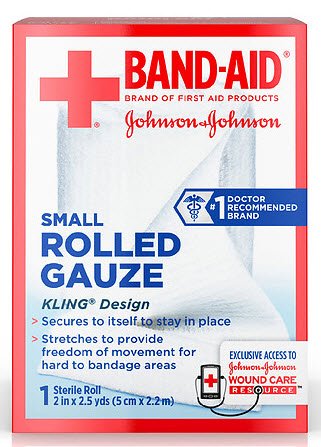 Conforming Bandage Band-Aid® 2 Inch X 2-1/2 Yard 1 per Pack Sterile Ro ...
