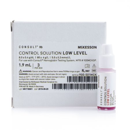 Control Consult™ Hb Hemoglobin Low Level 3 X 1.9 mL – ER Medical Supply