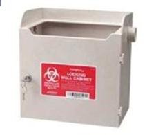 Sharps Container Cabinet / Wall Enclosure Wall Mount Locking – ER ...