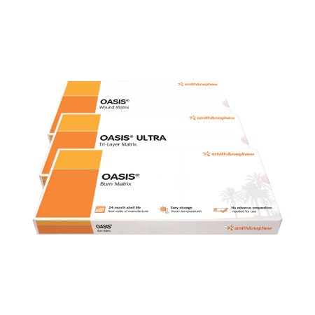 Wound Matrix Dressing OASIS® Rectangle 1 X 1.4 Inch Sterile Non-viable ...