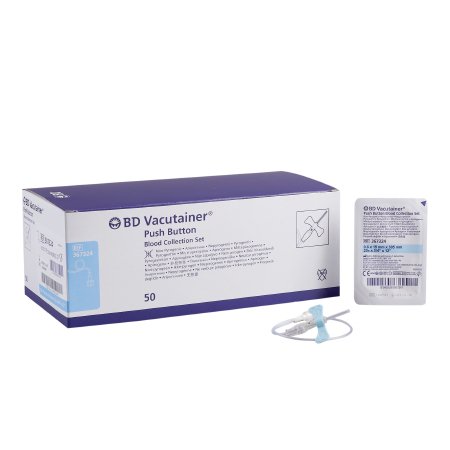 BD Vacutainer® Push Button Blood Collection Set 23 Gauge 3/4 Inch Need ...