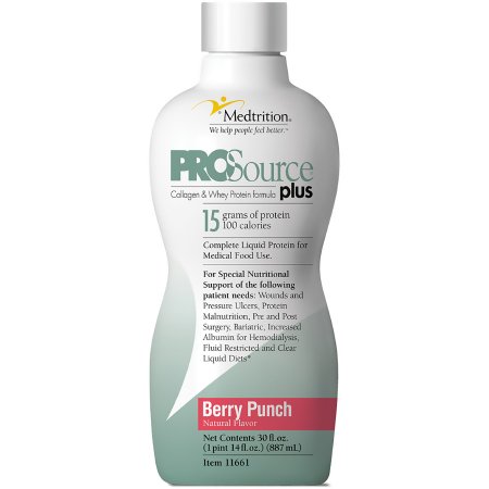 Oral Supplement ProSource® Plus Berry Punch Flavor Liquid 30 oz. Bottl ...