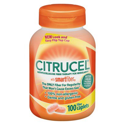 Fiber Supplement Citrucel® Capsule 100 per Bottle 500 mg Strength Meth ...